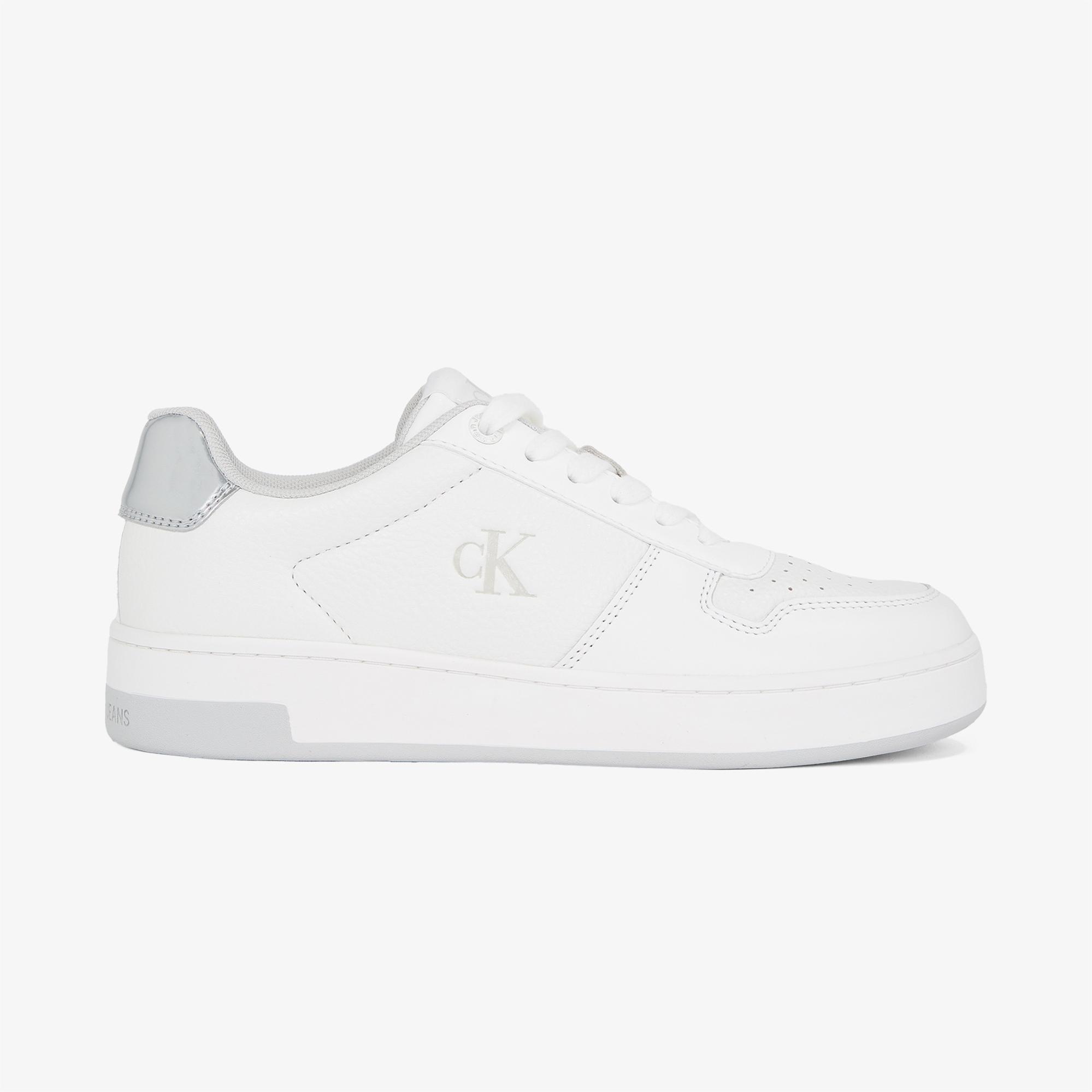 Calvin Klein Basket Cupsole Low Kadın Beyaz Sneaker YW0YW01765-0LI ...