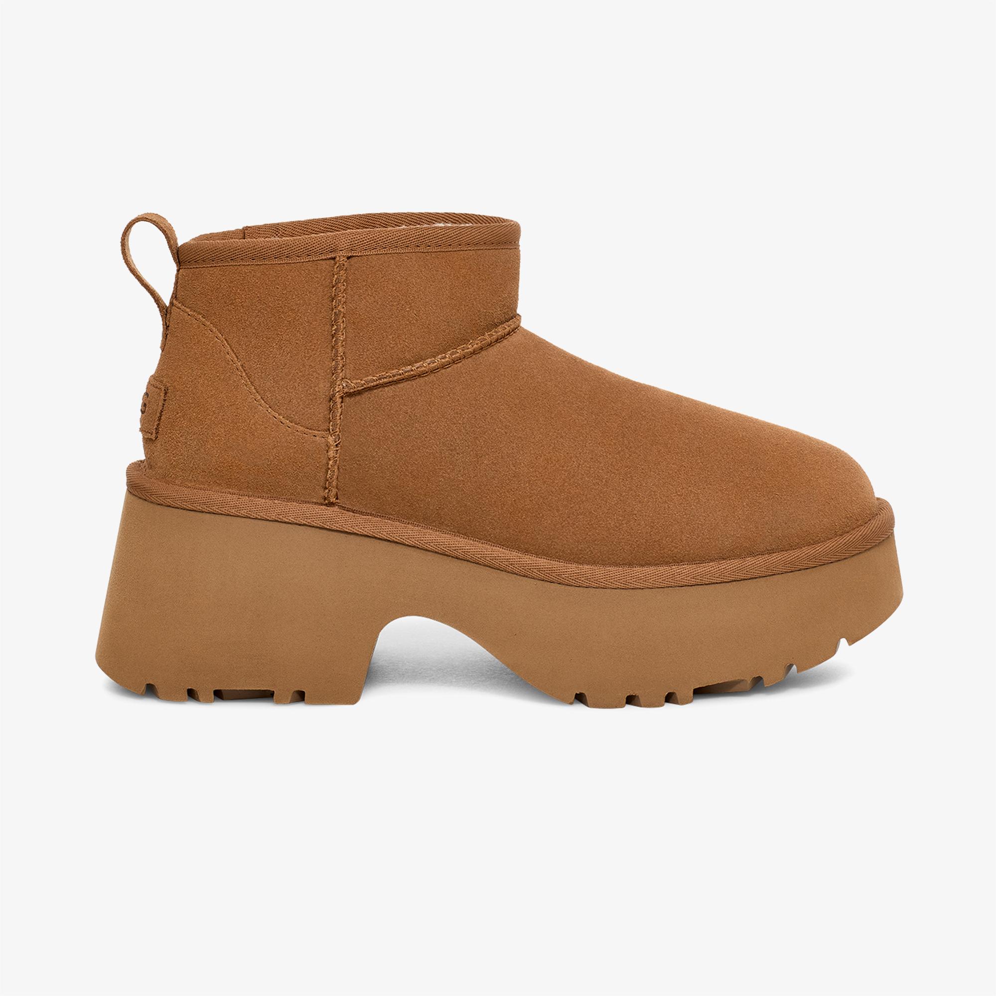 UGG Classic Ultra Mini New Heights Kadın Taba Bot 1158311-CHE | FashFed